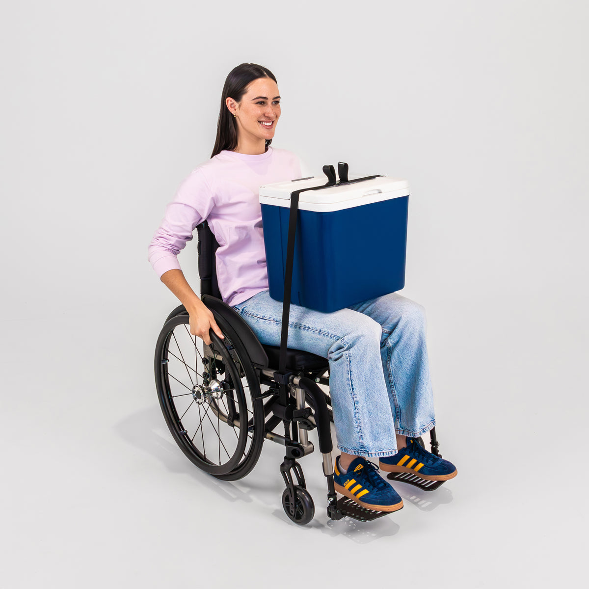 LapStacker Flex - Adaptive Wheelchair Carry System | Easy Install